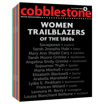 Cobblestone 鹅卵石 美国版儿童与历史科学杂志适合9-14岁儿童课外阅读蟋蟀童书期刊杂志 2018年3月刊