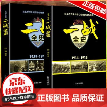 一战全史+二战全史 军事历史图书籍第二次世界大战追踪一战二战惊世谜团还原经典战全貌完整二战史实抗日战
