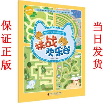 正版猫咪兄妹闯迷宫挑战欢乐谷阳光童书益智游戏童书幼儿心理学