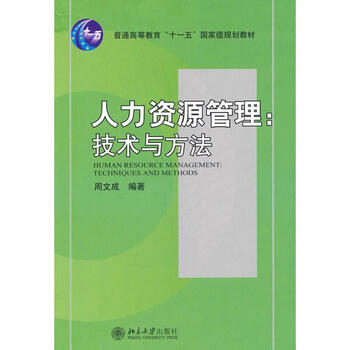 人力资源管理:技术与方法