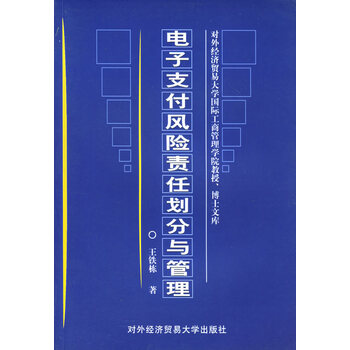 电子支付风险责任划分与管理【正版图书】