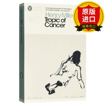 北回归线 英文原版 Tropic of Cancer 亨利米勒自传体启示录