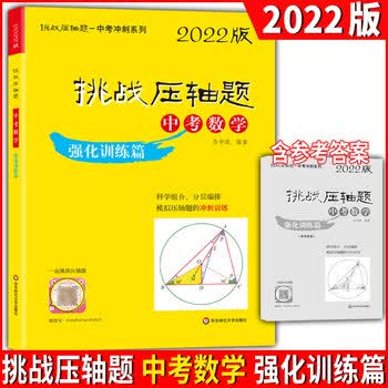 2022新版挑战压轴题中考数学强化训练篇初中中考真题数学总复习资料数学专项训练初三九年级