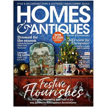 【单期可选】Homes&Antiques 家居古董 2019/20/21年月刊 英国家居软装古玩配饰 2021年12月刊