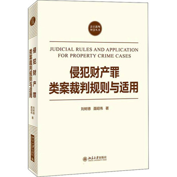 侵犯财产罪类案裁判规则与适用 图书