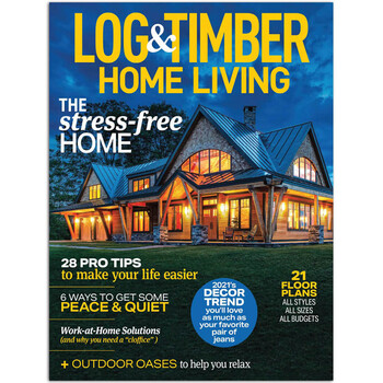 【单期可选】Log and Timber Home Living 原木和木材居家生活 2021年1. 2021年3月刊