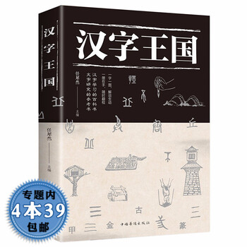 【包邮】 汉字王国详解汉字剖析每个字起源和演变详细过程社会科学语言文字