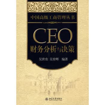 中国高级工商管理丛书—CEO 财务分析与决策