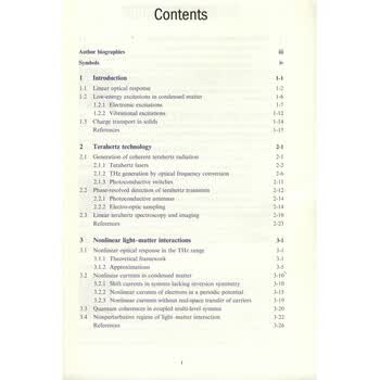 非线性太赫兹光谱的概念与应用