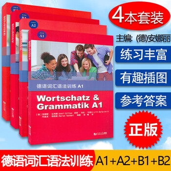 德语词汇语法训练A1+A2+B1+B2 4本套装