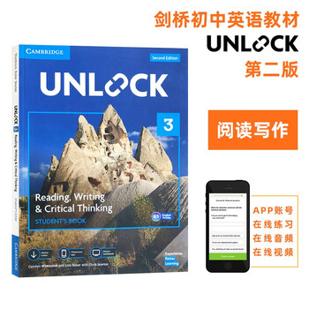 剑桥雅思托福阅读写作教材Unlock 3级别读写Reading writing