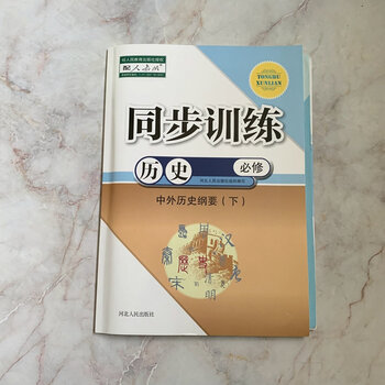 同步训练历史必修中外历史纲要 （下） 河北人民出版社 配人教版 高中教辅 包邮附配套检测卷参考答案与