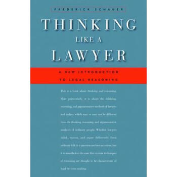 像律师一样思考 Thinking Like a Lawyer: A New Introduct...