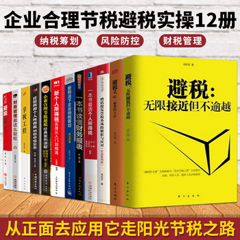 避税书籍10册 避税那些事儿+企业合理节税避税+一本书看透个人所得税+节税工程+新税法下企业纳税筹划