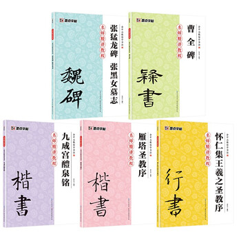 墨点字帖余中元教你学书法（京东套装5册）