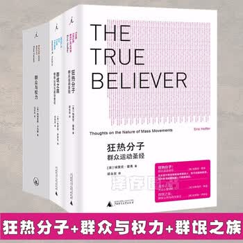 正版理想国共3册 群众与权力+狂热分子+群氓之族 勒庞 霍弗 卡内蒂 伊罗生诺贝尔文学奖 群众与权力套装3册