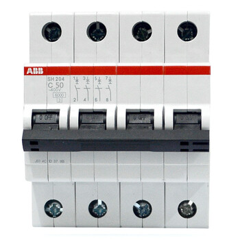 【ABBSH204-C50】ABB断路器 4P50A空气开关四极微型空开 SH204-C50【行情 报价 价格 评测】-京东