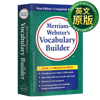 韦氏字根词根字典词典英文原版Merriam Webster's Vocabulary Builder