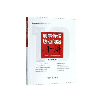 刑事诉讼热点问题十讲法律  图书