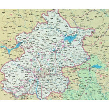 北京城市地图(全盒装)