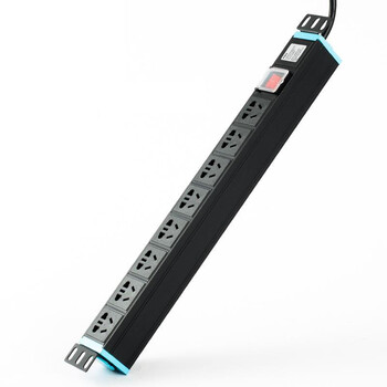 插座插排PDU电源机柜插座机柜电源6口8口10位10A16A H1.1610 16位【图片 价格 品牌 报价】-京东