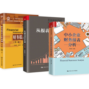 张新民读报表：实战系列：中小企业财务报表分析+从报表看企业+财务报表分析案例（京东套装3册） 张新民读报表