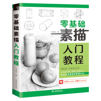 零基础素描入门教程 素描书入门教材 画画入门自学零基础 几何体静物素描临摹画册素材 素描新手初学者入