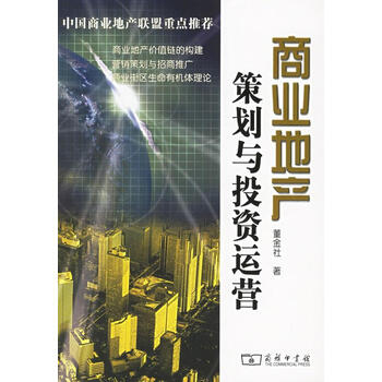 商业地产策划与投资运营 董金社　著【正版书】