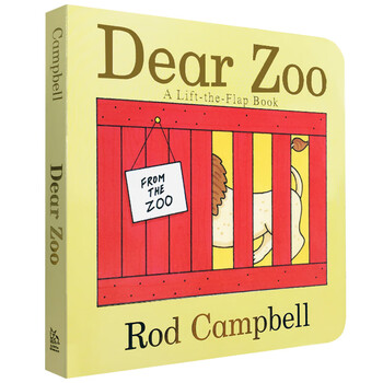 Dear Zoo 亲爱的动物园 英文原版绘本 纸板书机关翻翻书 吴敏兰书单 1-4岁