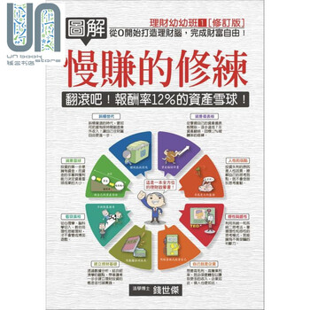 图解慢赚的修练 翻滚吧 报酬率12%的资产雪球 港台原版 钱世杰 十力文化
