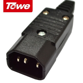 TOWE 同为()C13/C14自接线插头C19/C20英标美标德标国标10A转通用孔插头转换器 10A C14插头 TW-F-CT-C14【图片 价格 品牌 报价】-京东