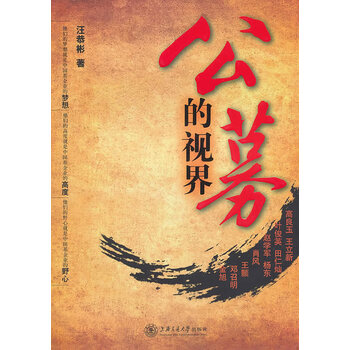公募的视界 汪恭彬 上海交通大学出版社