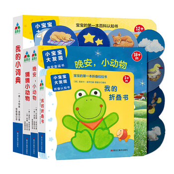小宝宝启蒙认知系列（套装全4册）（多种启蒙认知形式，锻炼宝宝观察力、表达能力、思考能力）森林鱼童书