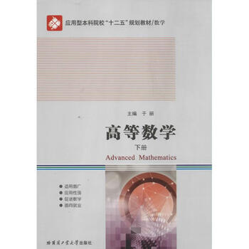 高等数学(下)  作 于丽 主编 书籍