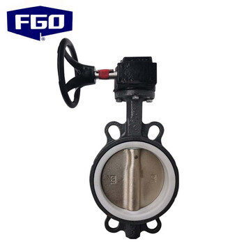 【FGOD371F-16】FGO 涡轮对夹式蝶阀 四氟密封+不锈钢体304 D371F-16P DN400【行情 报价 价格 评测】-京东