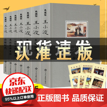 【皮面精装插画典藏版】王小波作品 沉默的大多数+黑铁时代+白银时代+青铜时代+黄金时代+我的精神家园 王小波散文杂文全集7册