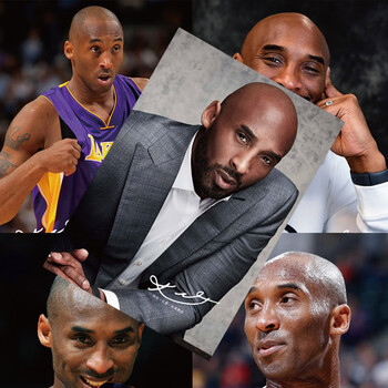 科比海报NBA小飞侠高清铜版纸写真周边宿舍挂画壁纸画集同款礼品 科比海报(8张随机)