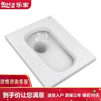 【门店同款】Roca(乐家)卫浴维拉蹲厕蹲便器蹲式大便器带存水弯345099/345458000 维拉蹲厕(后进水, 带S弯)【图片 价格 ...