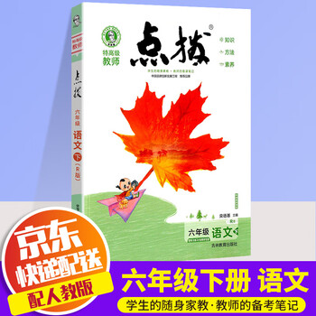 2022新版荣德基点拨六年级下册人教版小学生6年级下课本教材同步学练测练习册 六年级下册 语文 人教版