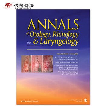 Annals of Otology Rhinology&Laryngology 2020年1月刊 美 2020年1月刊