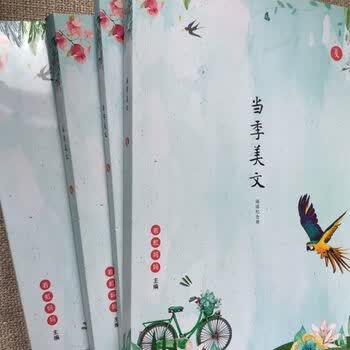 现货秒发四季美文当季美文2021修订版 春夏秋冬4本 新疆西藏专链 绿色清新版