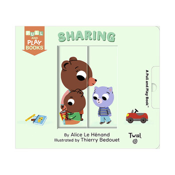 【Pull and Play】Sharing，【拉玩书】去分享 互动纸板书 儿童认知启蒙 英文原版