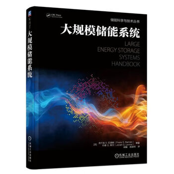 大规模储能系统 大功率大规模能量存储技术书籍 地下抽水蓄能压缩空气储能电池储能太阳热能存储和天然气存