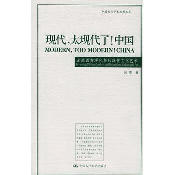 现代，太现代了！中国·比照西方现代与后现代文化艺术 河清 著