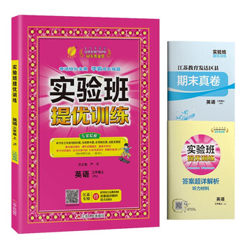 实验班提优训练 小学英语三年级上册译林版江苏专用课时同步强化练习2021年秋季 含答案期末真卷