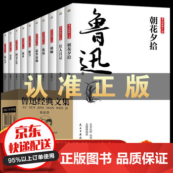 鲁迅全集10册 正版 杂文小说散文集 朝花夕拾呐喊彷徨阿q正传故事新编故乡狂人日记祝福孔乙己野草