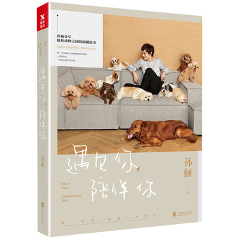 【包邮】青春文学娱乐偶像 遇见你 陪伴你 孙俪著定价68