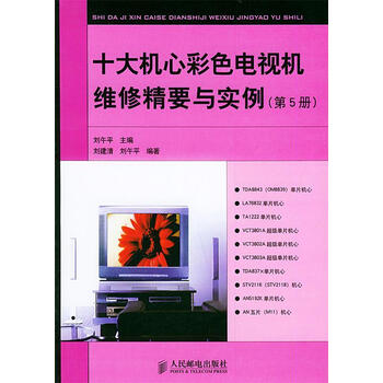 十大机心彩色电视机维修精要与实例【正版图书，放心下单】
