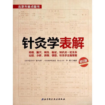 针灸学表解