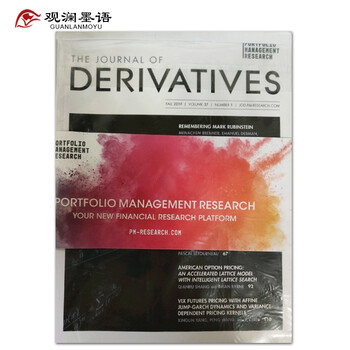 Journal of Derivatives 金融衍生工具杂志 2019年秋季刊 2019年秋季刊